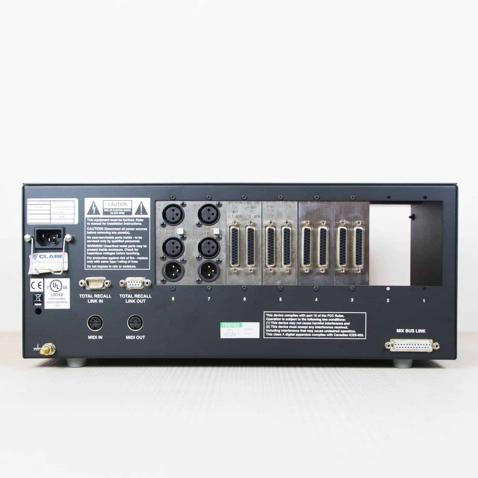 Solid State Logic (SSL) X-Rack Summing bundle + XR626 (used) - Milk ...