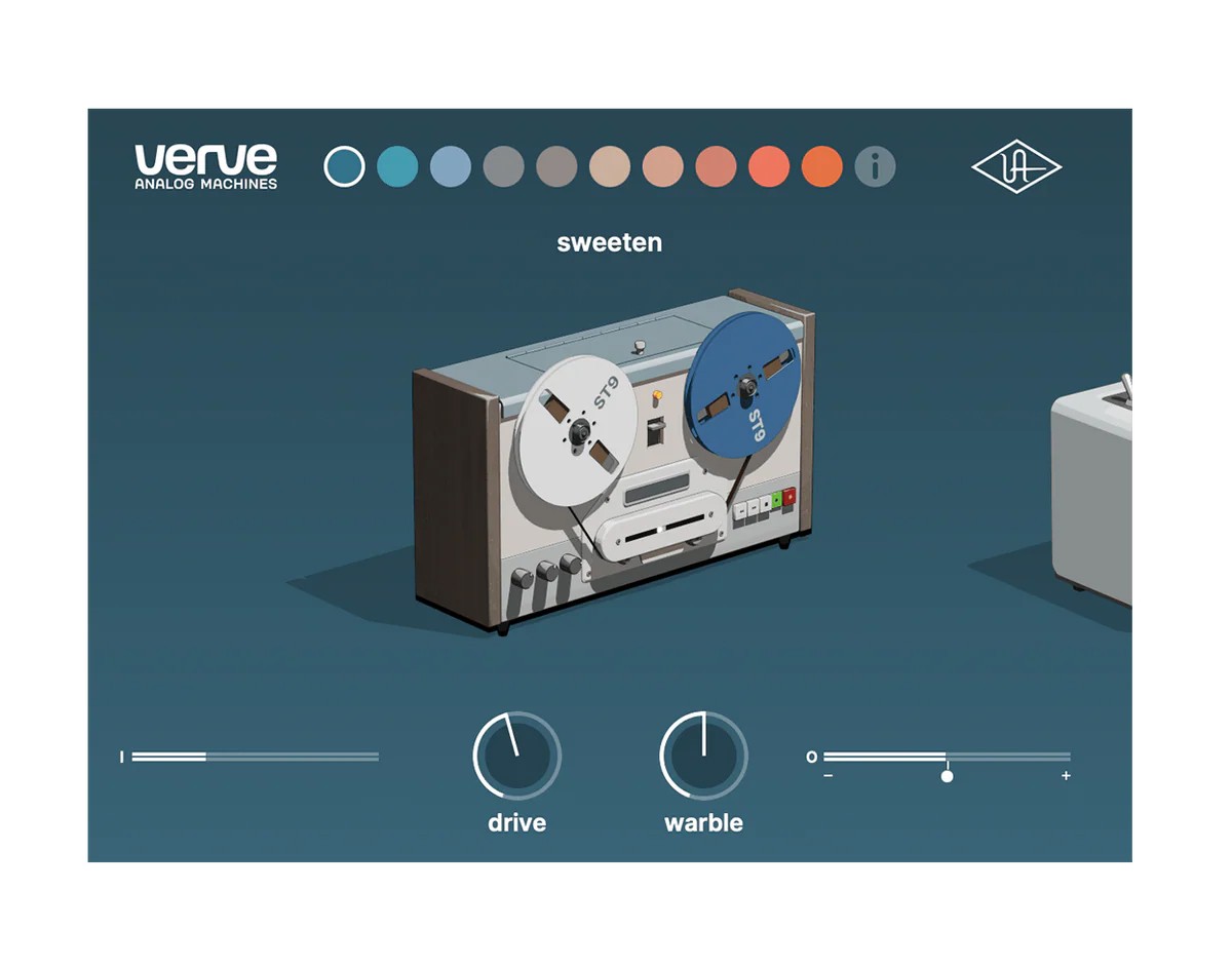 Verve Analog Machines Plug-in UAD - Milk Audio Store